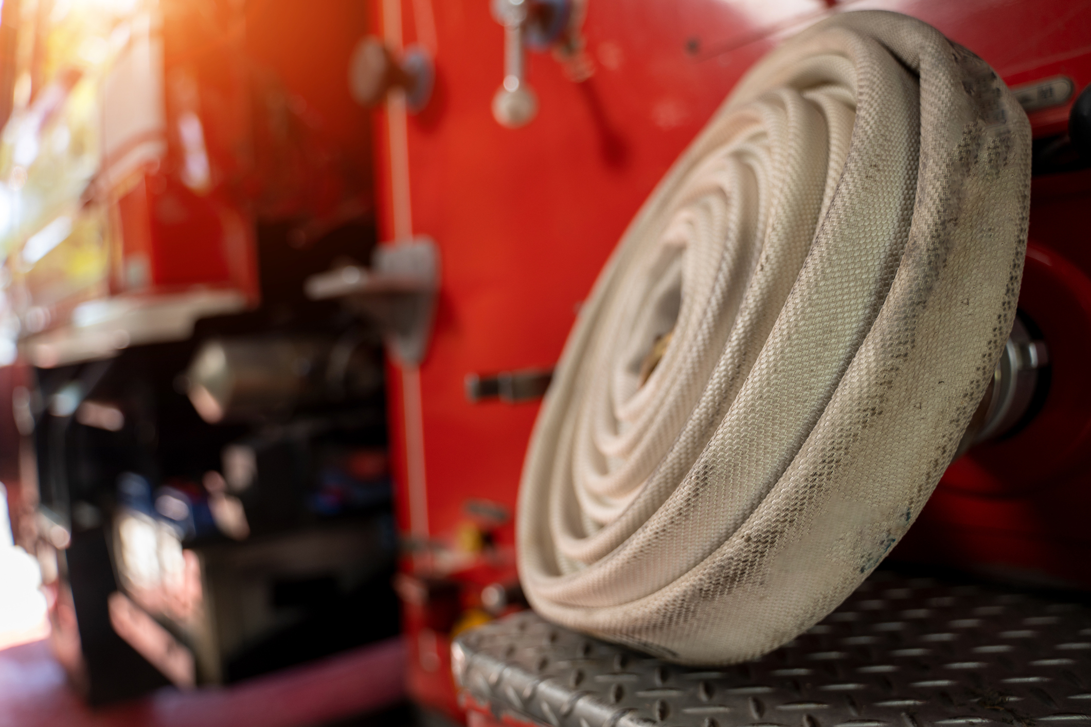 Tractor destroyed by fire - 5RM